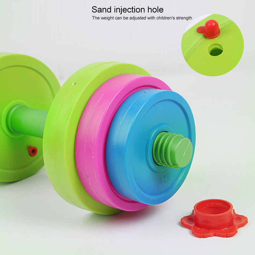 Weight Plate Weightlifting Adjustable Dumbbell Toy... – Grandado