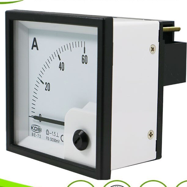 Pointer Type Dc Ampèremeter Worden-72 DC50mV 60A S... – Vicedeal