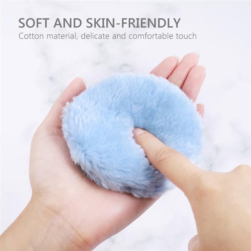 2PCS Soft Plush Fluffy Powder Puff Comfortable Tod... – Vicedeal