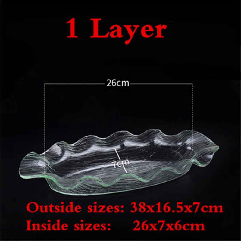 Acryl Sashimi Ice Tray Transparante Keuken Sushi F... – Vicedeal