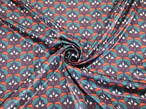 100cm*148cm Damascus Printed Satin Lining Fabric s... – Grandado