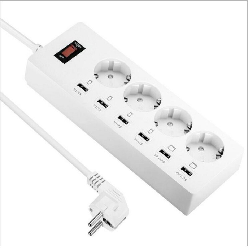 Power Strip 2/3/4 Eu Outlets Stopcontact Met Usb S... – Vicedeal
