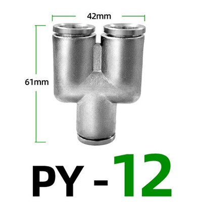 Y-type pneumatic joint three-way stainless steel j... – Vicedeal