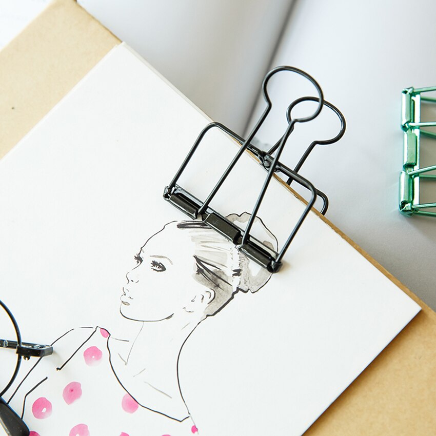 3 types paper clips hollow binder clips stainless ... – Grandado