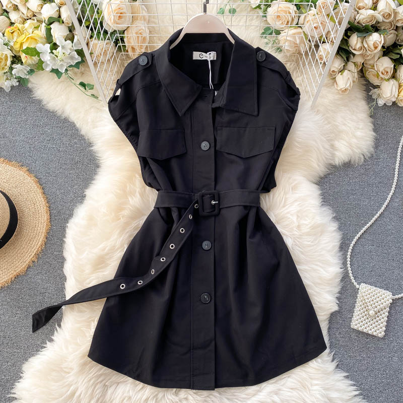 Early spring suit jacket vest Korean retro tooling... – Vicedeal