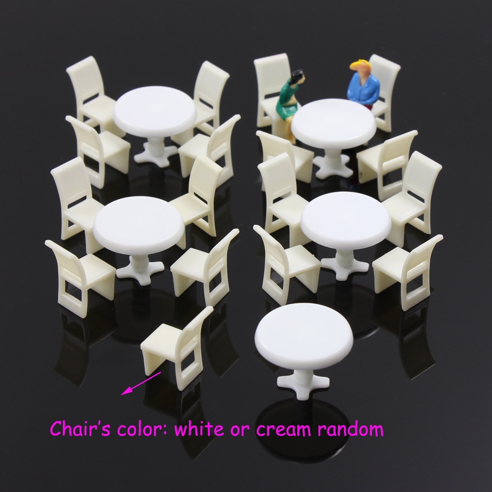 6 Set White Round Dining Table Chair Settee Railwa... – Grandado