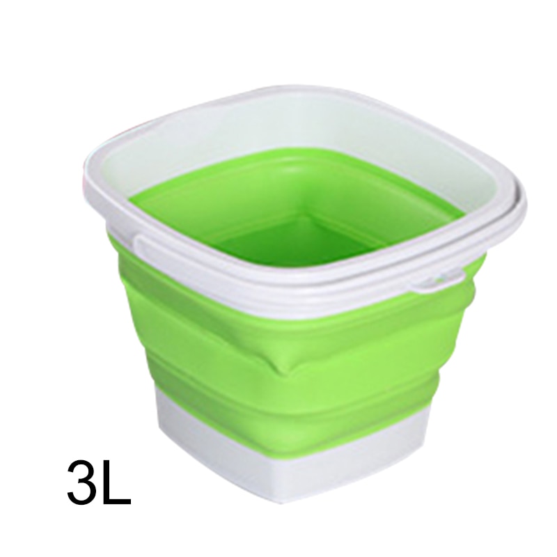 Collapsible Plastic Bucket Foldable Square Tub Por... – Vicedeal