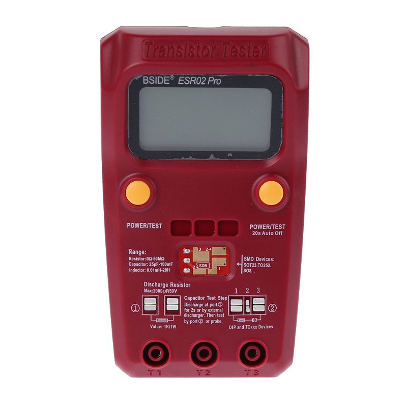 ESR02PRO Digital Transistor Tester Capacitance Ind... – Grandado