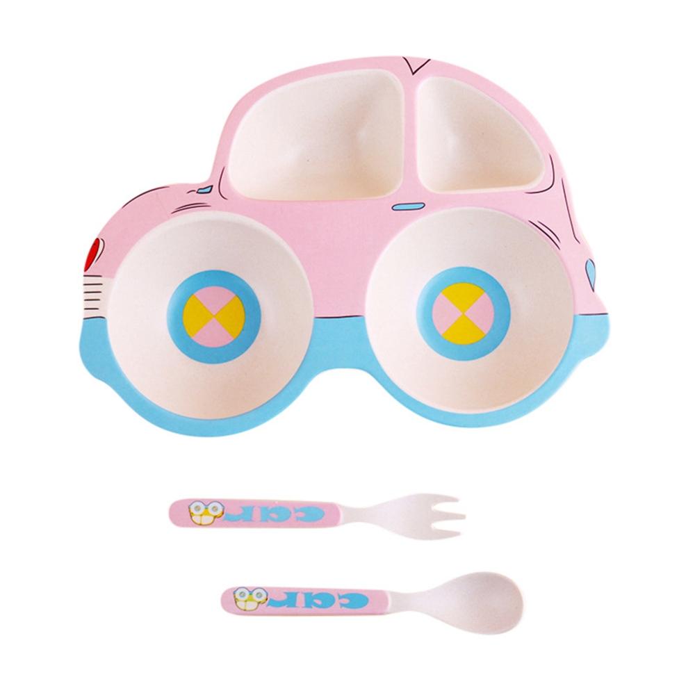 Children's Plate Cute Car Cartoon Household Dishes... – Grandado