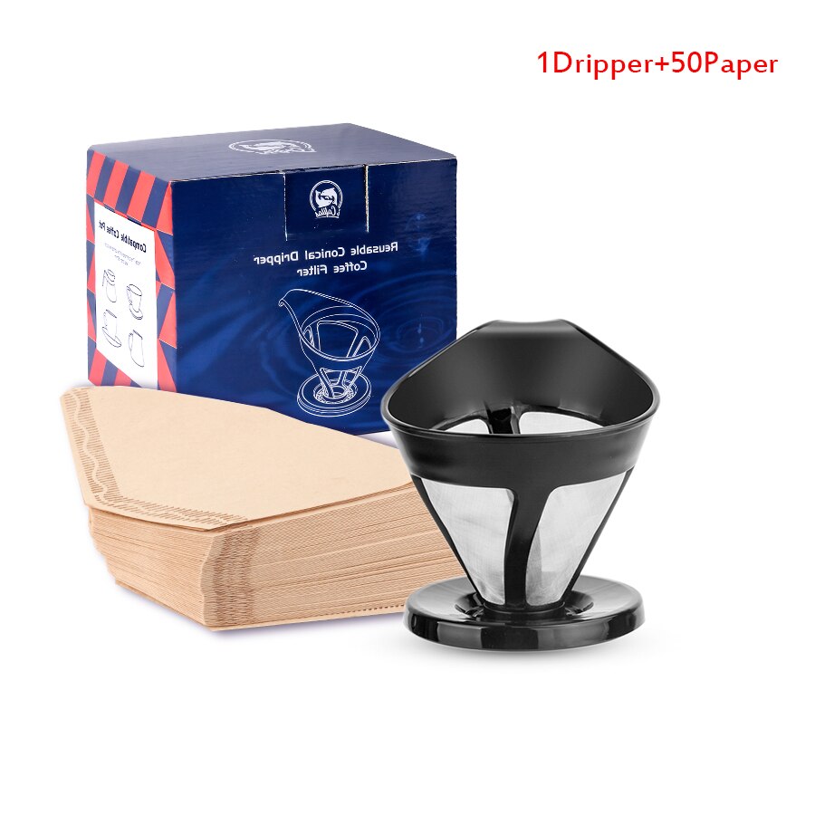 ICafilas Coffee Filter Holder Reusable Coffee Filt... – Grandado