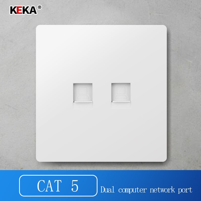 KEKA 86 Standard Computer Socket PC Panel CAT5 CAT... – Vicedeal