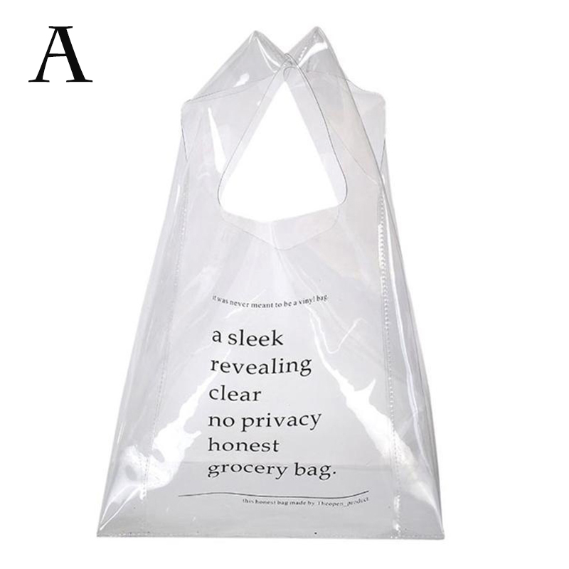 All-Match Pvc Shopping Bag Transparent Large Capac... – Grandado