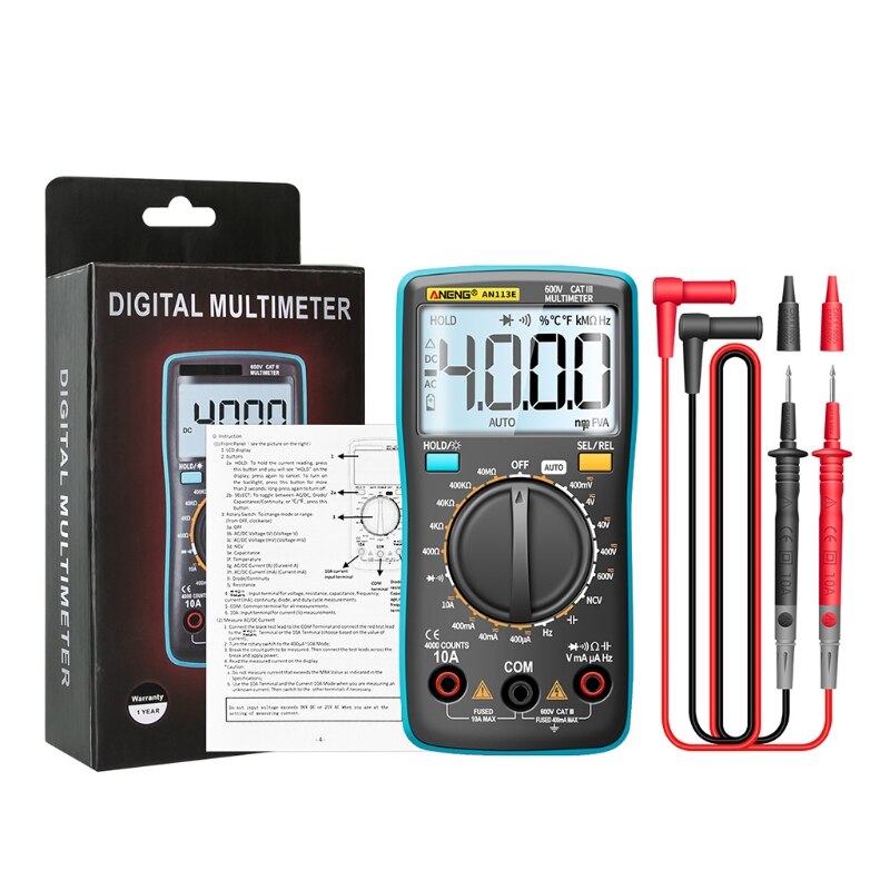 D7WA Live Detection Multimeter AC/DC Voltmeter Tra... – Grandado