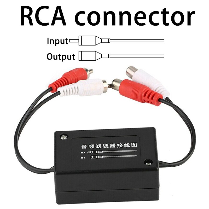 Noise Filter Car RCA Amplifier Easy to Install 1PC... – Grandado