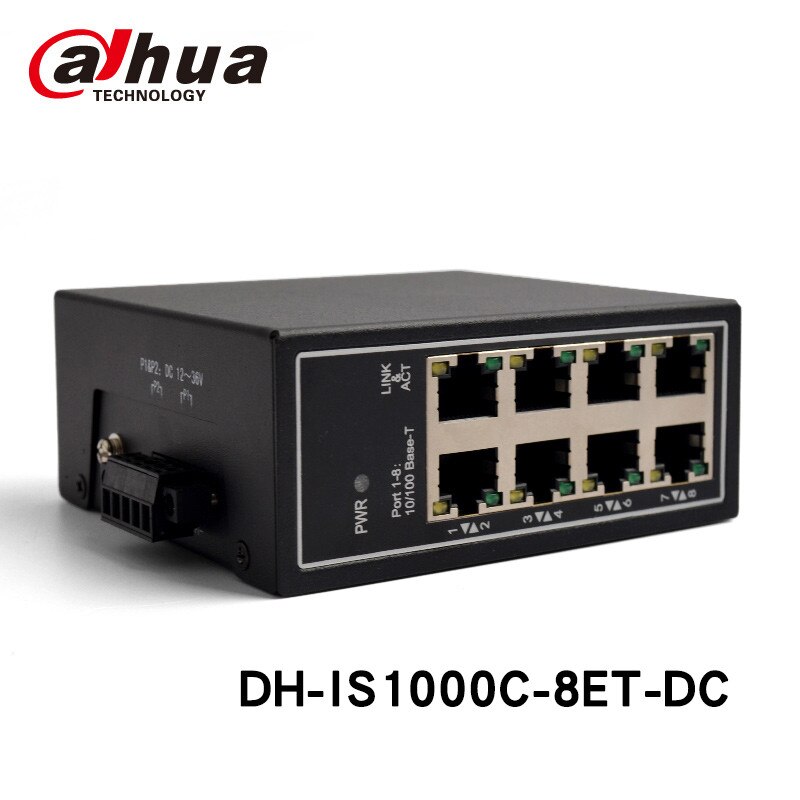 Dahua Industrial POE Switch DH-IS1000C-5ET-DC DH-I... – Vicedeal
