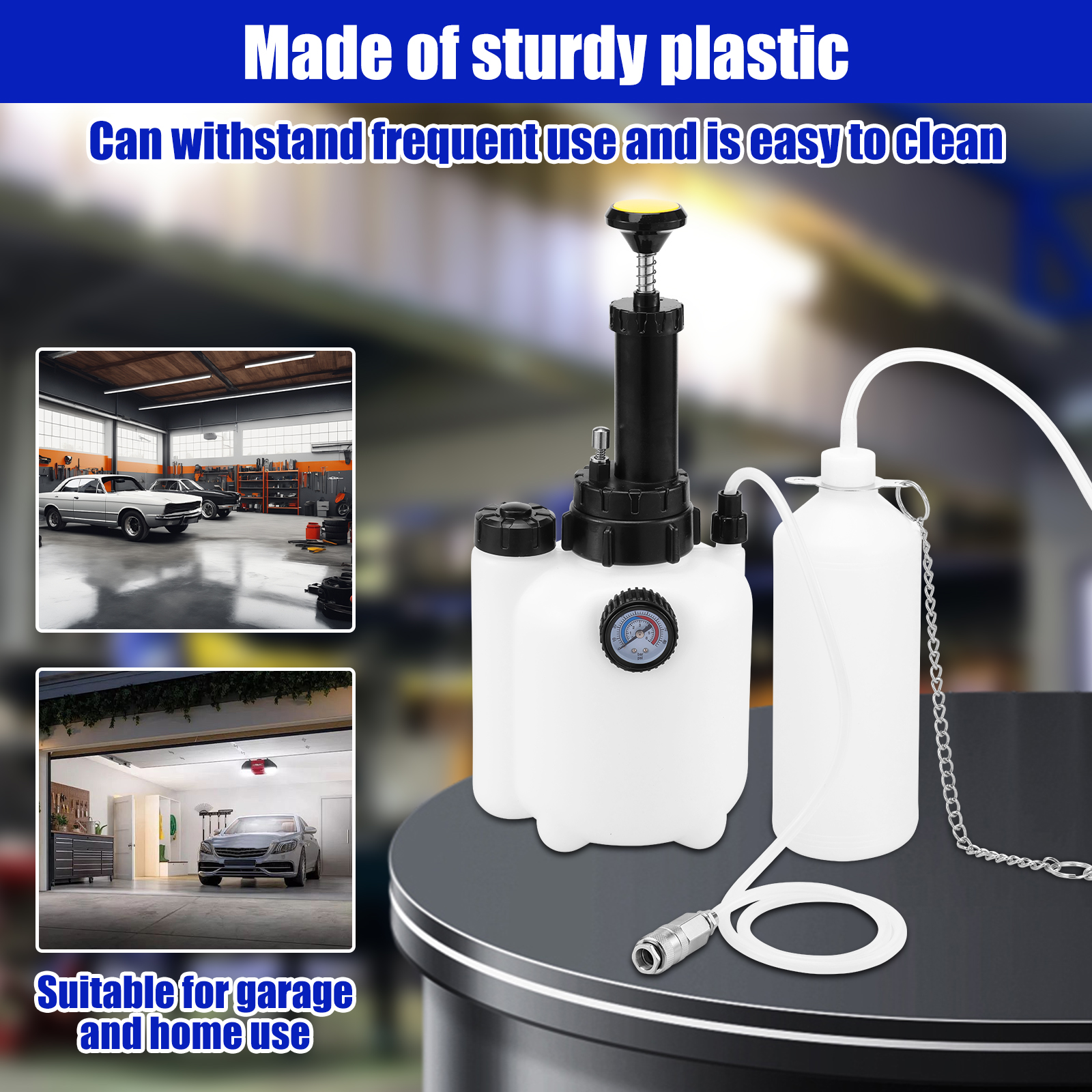 Car Manual Brake Fluid Bleeder Kit 3L Vacuum Brake... – Grandado