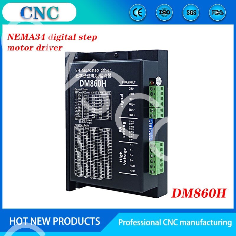Stepper motor driver Dm860H Microstep Motor Two-ph... – Grandado