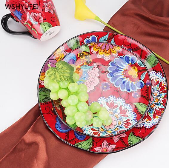 1pcs Ceramic Barbecue Kitchen Board Food Dish Dinn... – Grandado