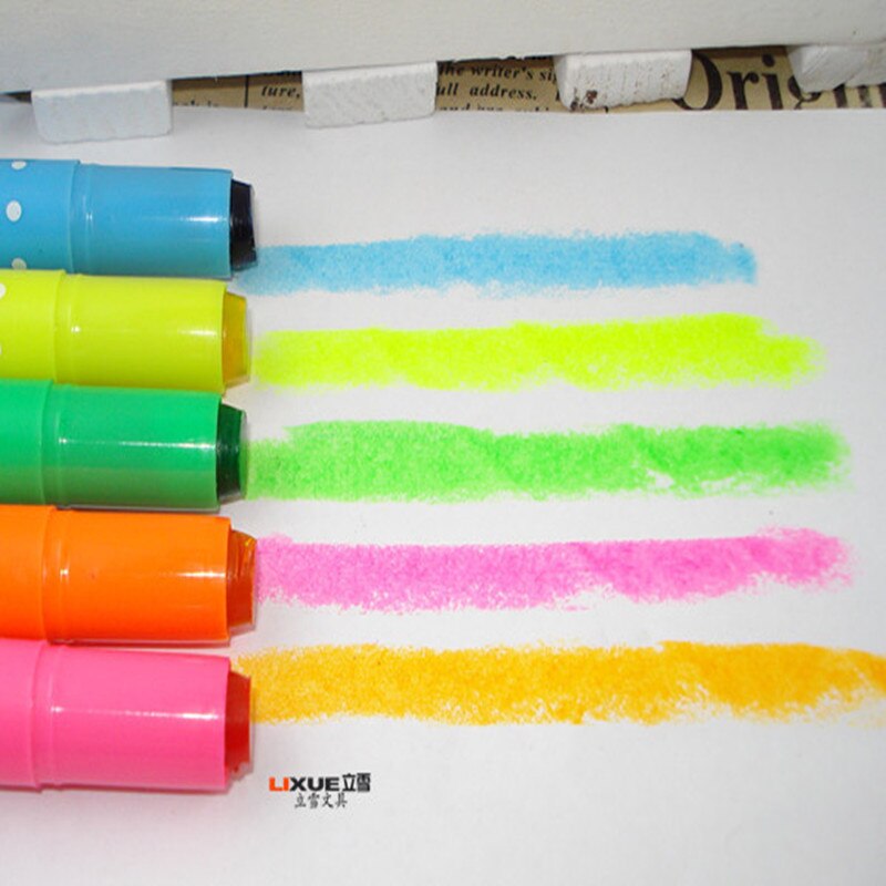 O26 stationery rotating crayon solid key marker ar... – Grandado