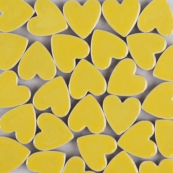 60pcs(6pcs*10colors) Porcelain Heart Shape Mosaic ... – Grandado