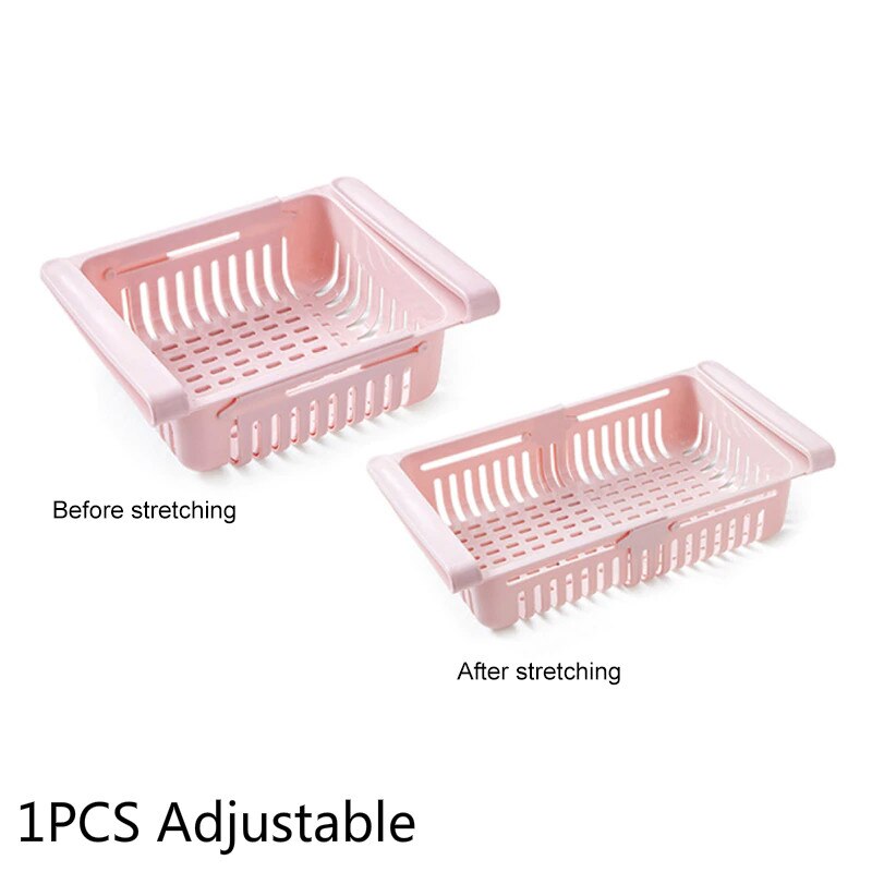 1PCS Fridge Food Organizer Adjustable Storage Rack... – Grandado