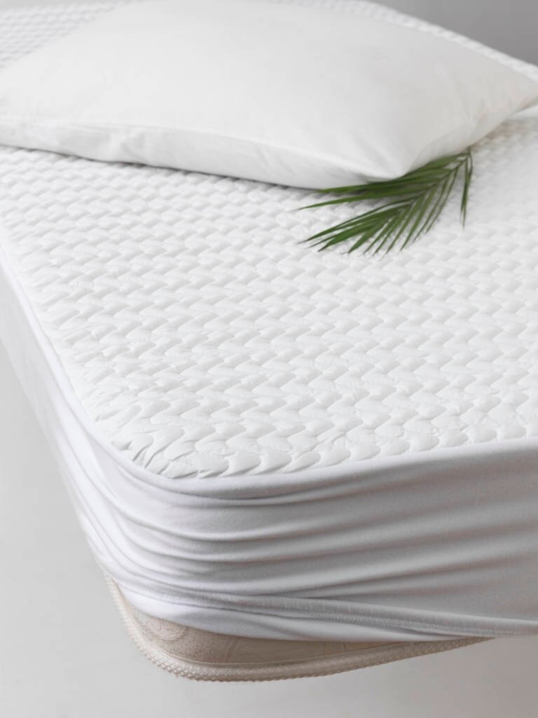 Katoen Matrasbeschermer Vloeibare Proof Gewatteerd... – Grandado