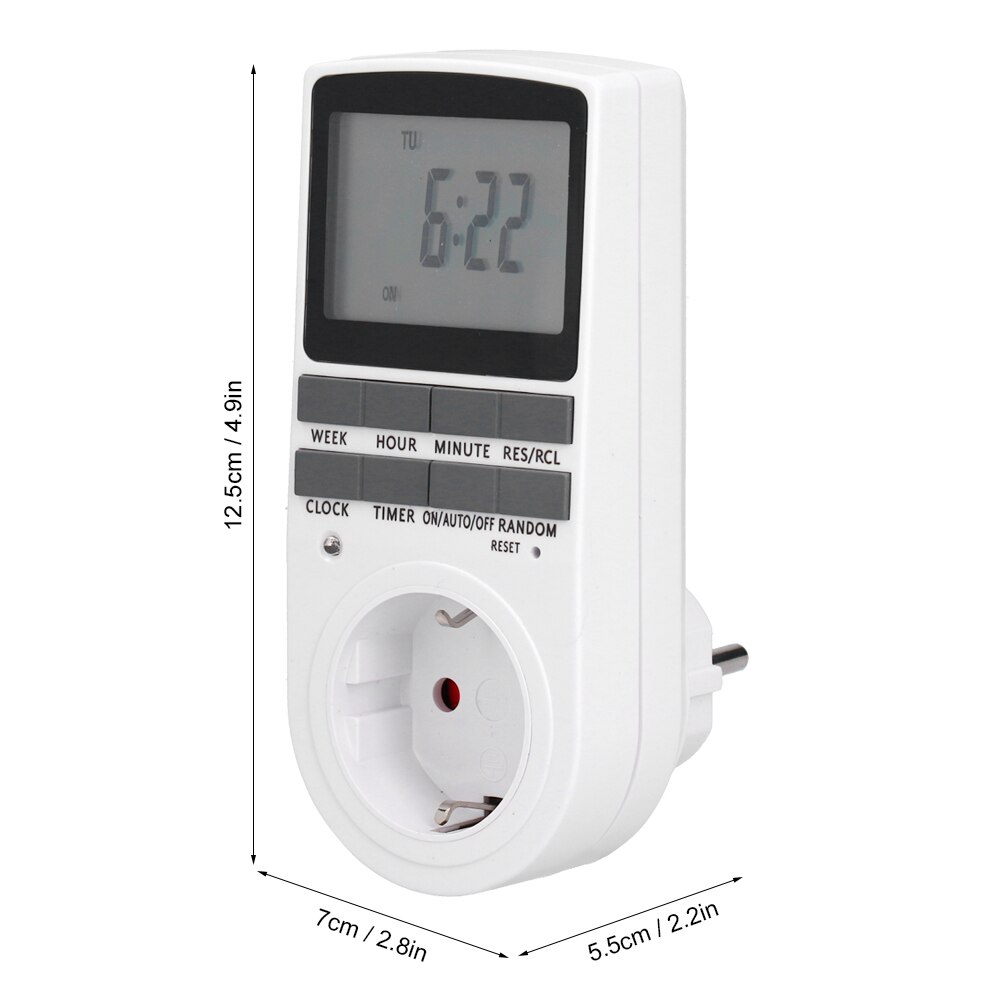 Electronic Timer Switch Digital Programmable Outle... – Grandado
