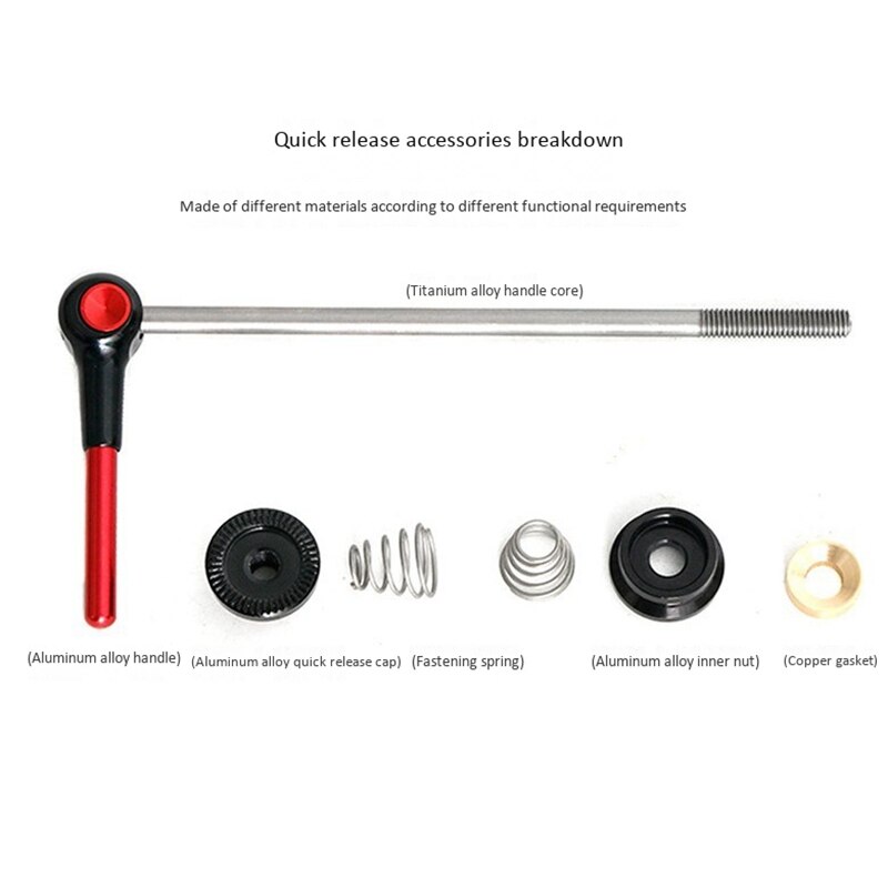 Mi.Xim Ultralight Titanium Bike Quick Release Leve... – Grandado