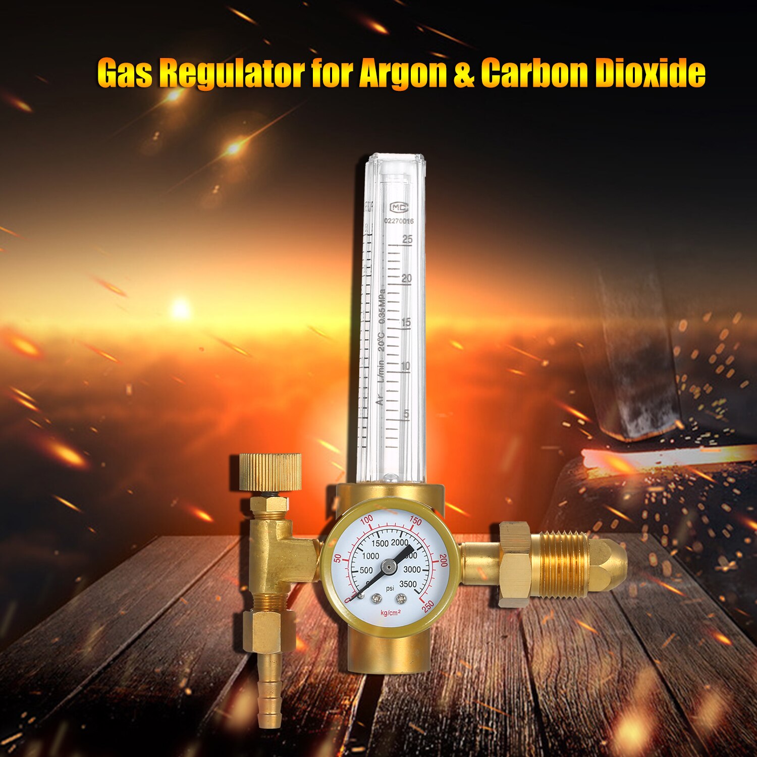 Flow Meter Argon Carbon Dioxide CO₂ Mig Tig Flowme... – Vicedeal