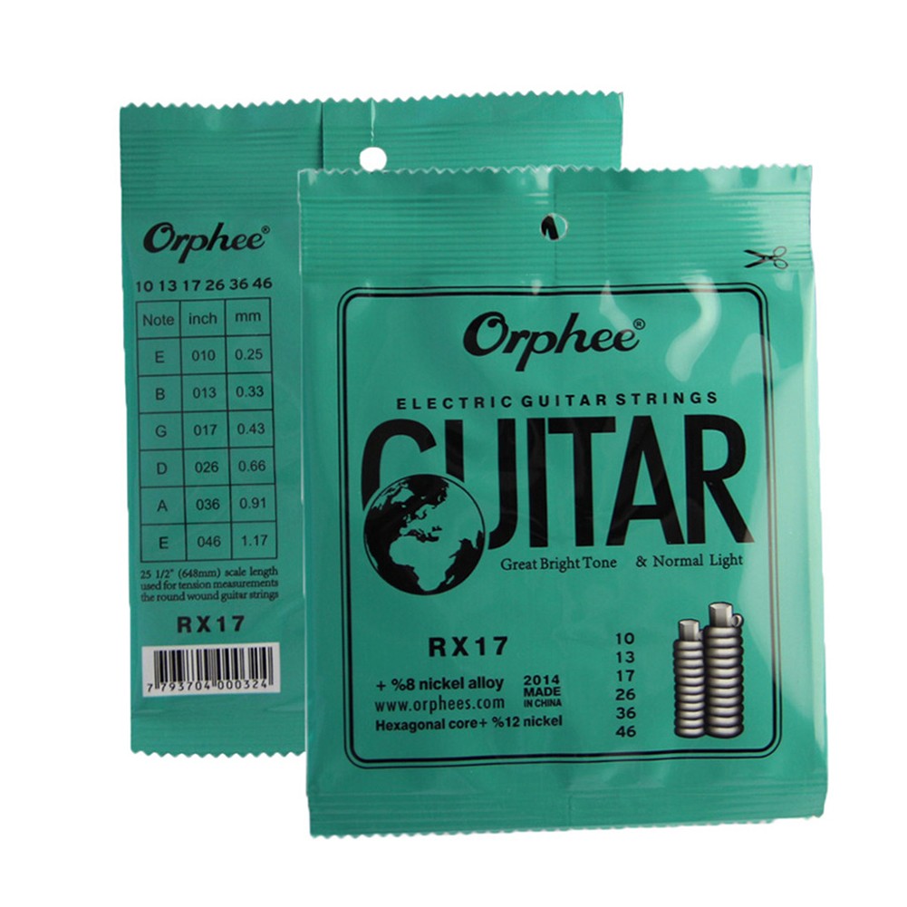 Orphee Electric Guitar Strings FullSize Light Medi... – Grandado