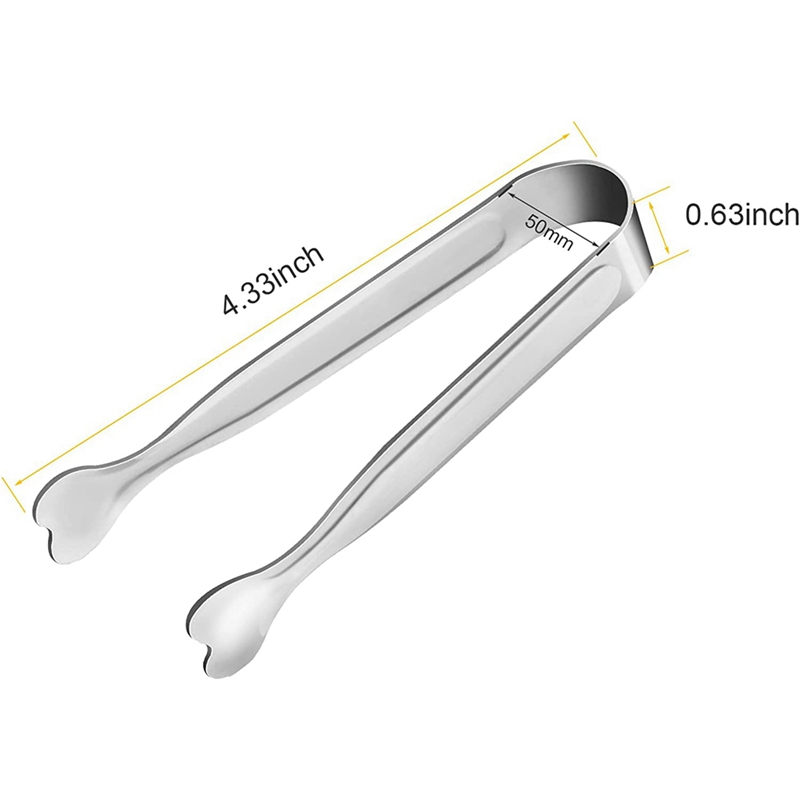 Mini Serving Tongs, 24-Pack Stainless Steel Sugar ... – Grandado