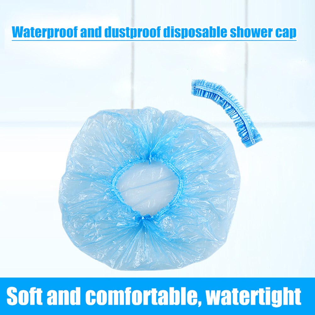 100 Stuks Wegwerp Douche Cap Plastic Waterdichte T... – Grandado