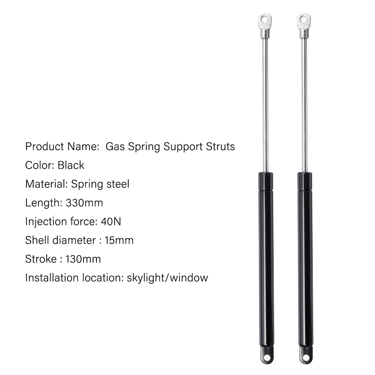 2 Stuks 330Mm 40N Hatch Dakraam Gasveren Pak Domet... – Vicedeal