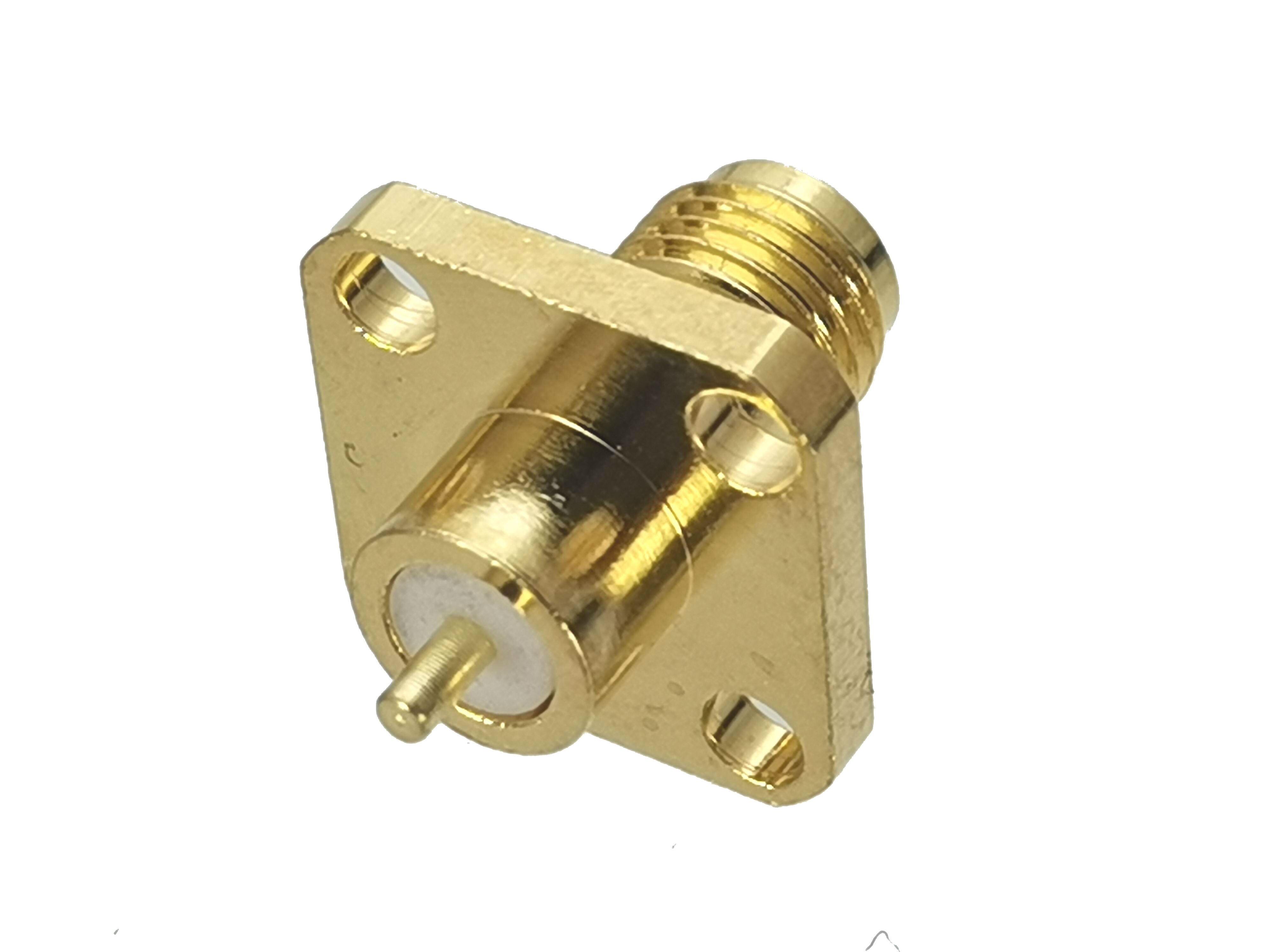 1Pcs Verbinder Sma-buchse 4-Löcher Flansch Solder ... – Vicedeal