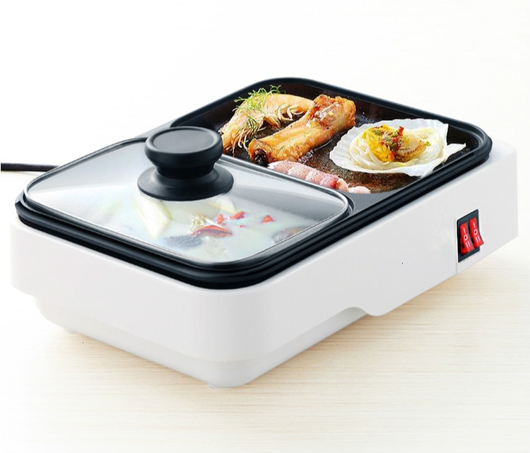 220V 1000w Multi-function electric cooker Barbecue... – Grandado