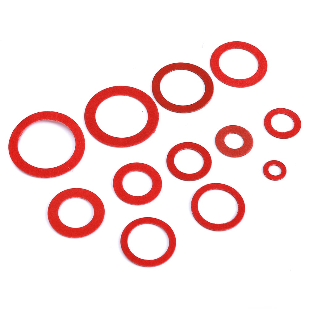 Circlip 600pcs Red Vulcanised Fibre Washer Gasket ... – Grandado