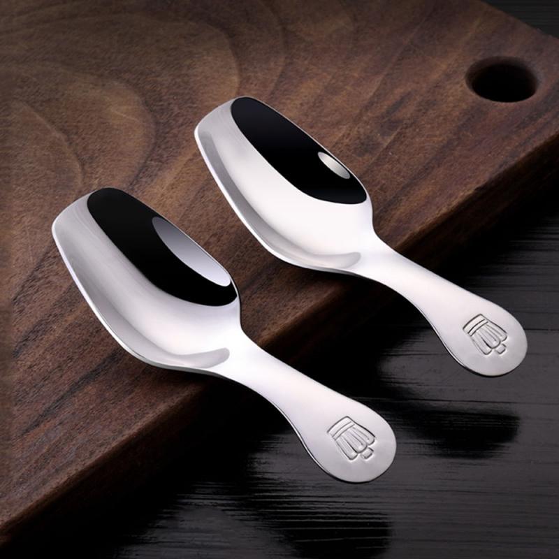1pcs Stainless Steel Iron Shovel Spoon Coffee Ice ... – Vicedeal