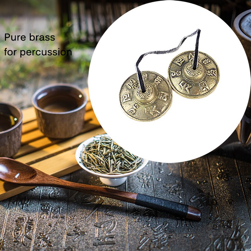 1 Paar Legering Tibetaans Bekkens Yoga Bell Chime ... – Vicedeal