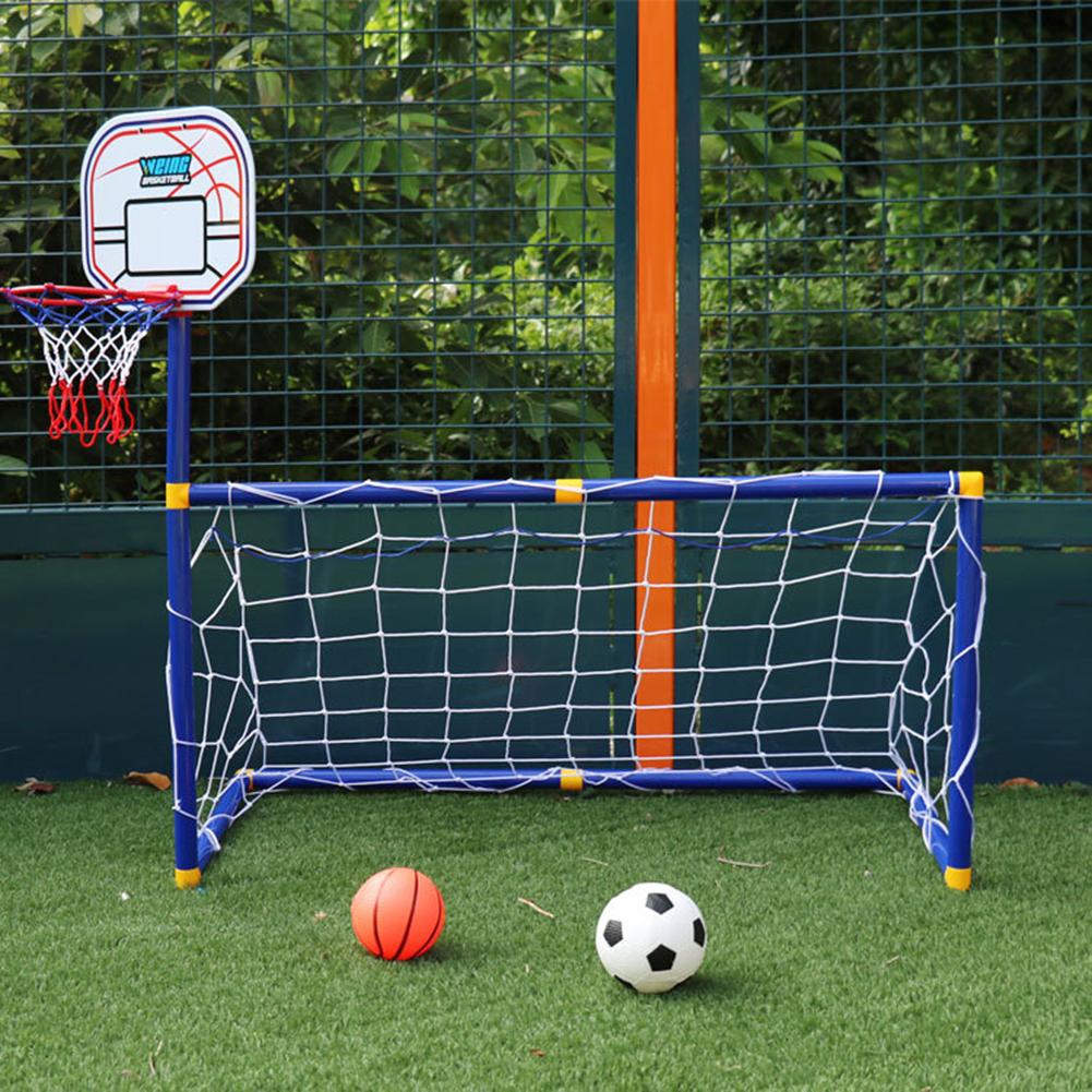 Kinderen Voetbal Doel Basketbal Stand Twee In Een ... – Vicedeal