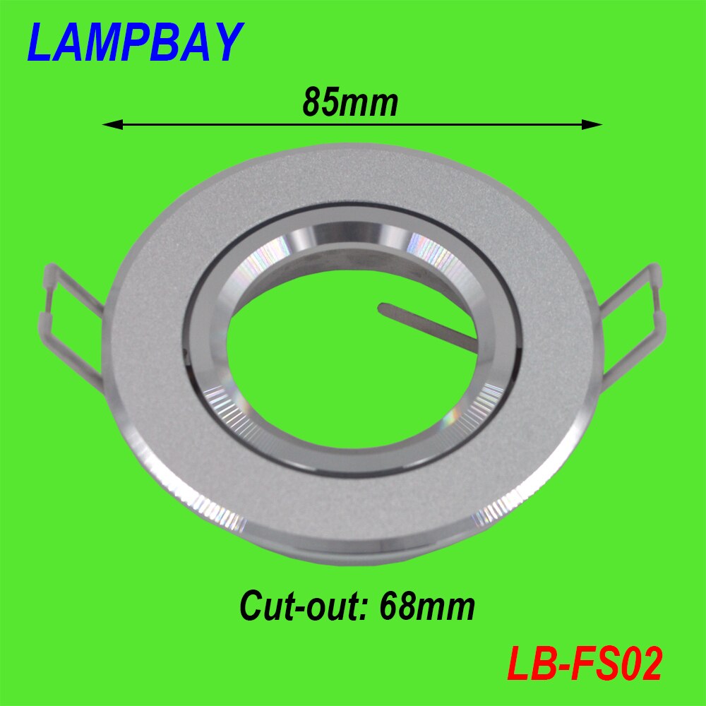 (4 Pack) spotlight fitting silver and white availa... – Vicedeal