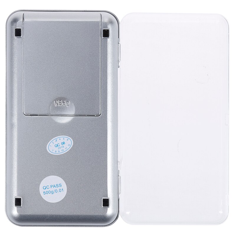 Mini digital skala 100/200/300/500g 0.01/0.1g nøjagtighed baggrundsbelysning elektroniske ...