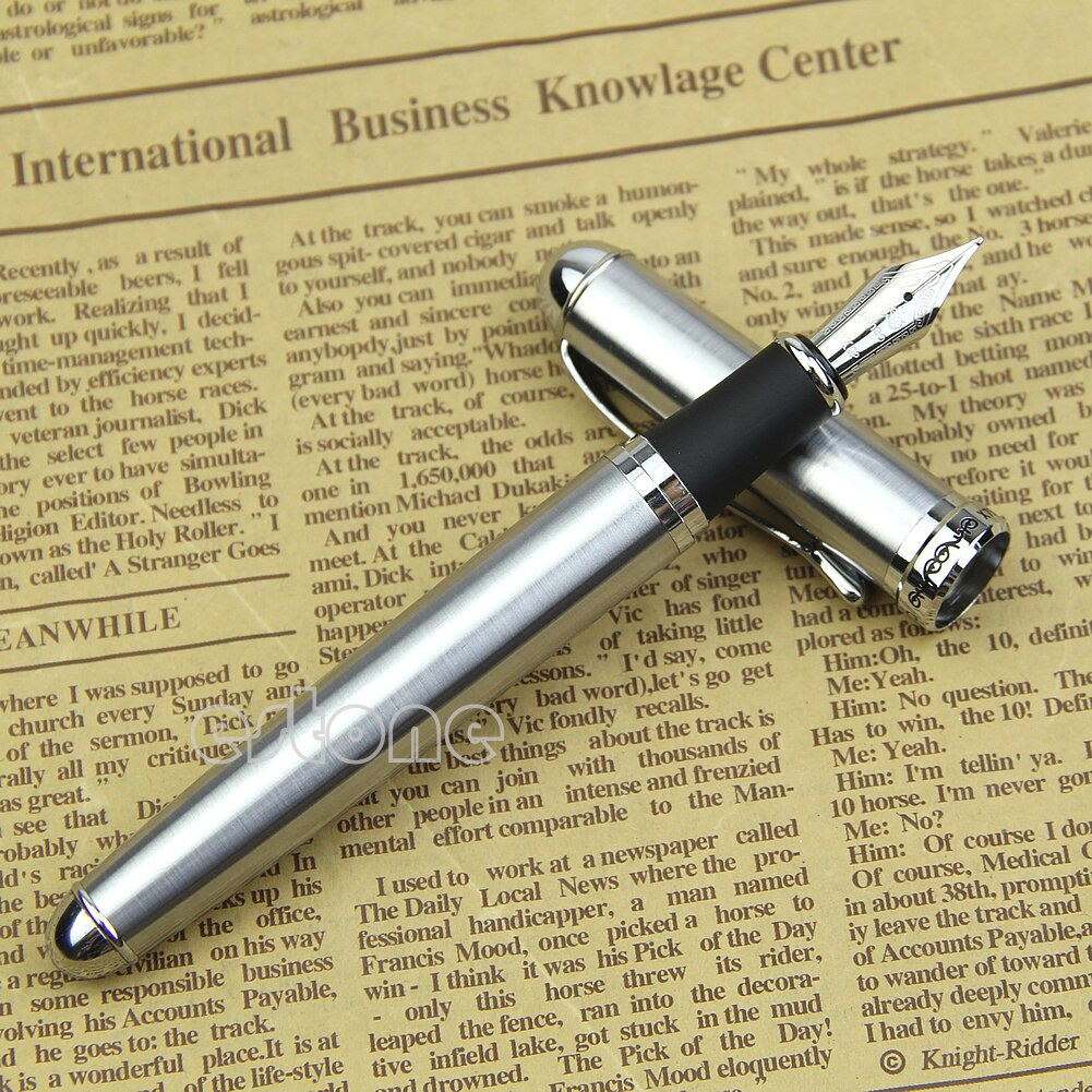 Sold Jinhao X750 Silver Stainless Steel Medium 18K... – Grandado