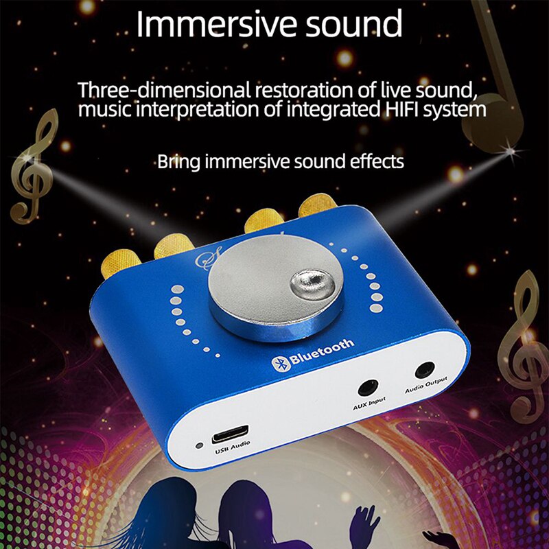 Mini Bluetooth 5.0 50W * 2 Hifi Versterker Stereo ... – Vicedeal