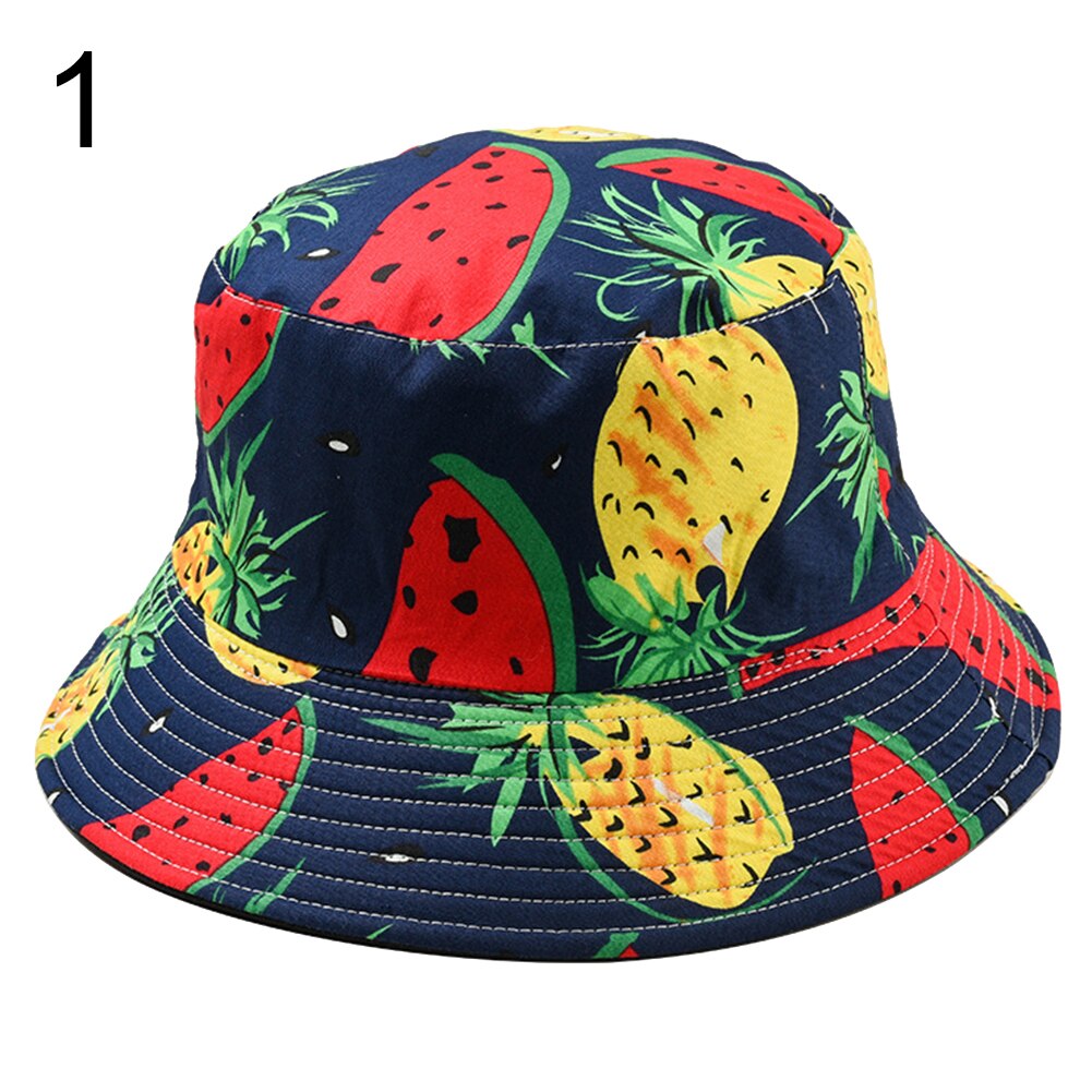Cute Fruit Print Double Side Folding Fisherman Sun... – Grandado