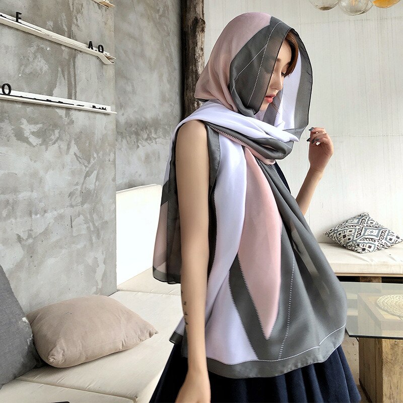 Luxury Brand summer women beach scarf soft silk sc... – Grandado