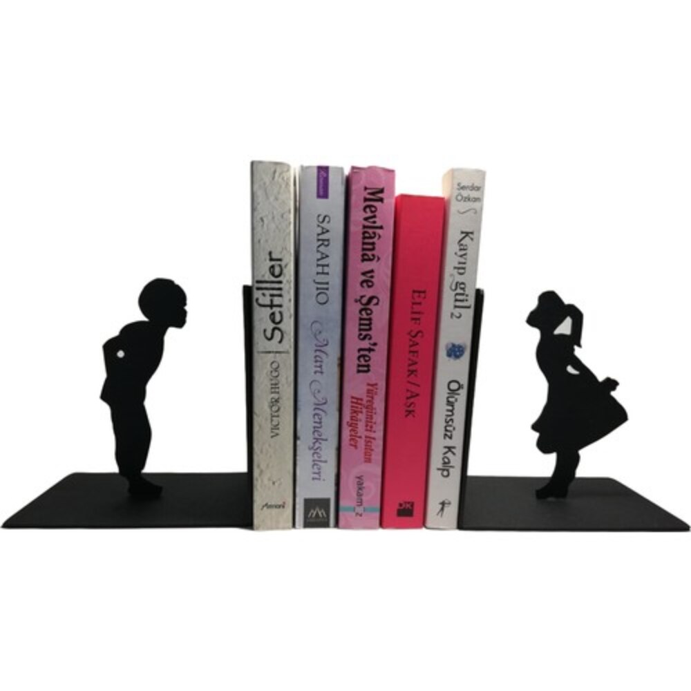 Decorative Bookends Bookshelf Metal Book Holders N... – Vicedeal