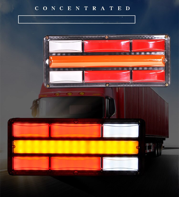 12V Trailer Truck LED Tail Light 2pcs Rear Taillig... – Grandado