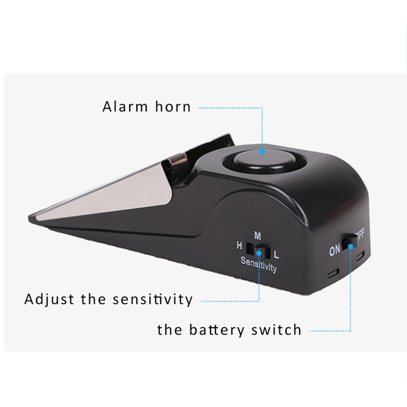 Door Stop Stopper Alarm Block Blocking System 120D... – Grandado