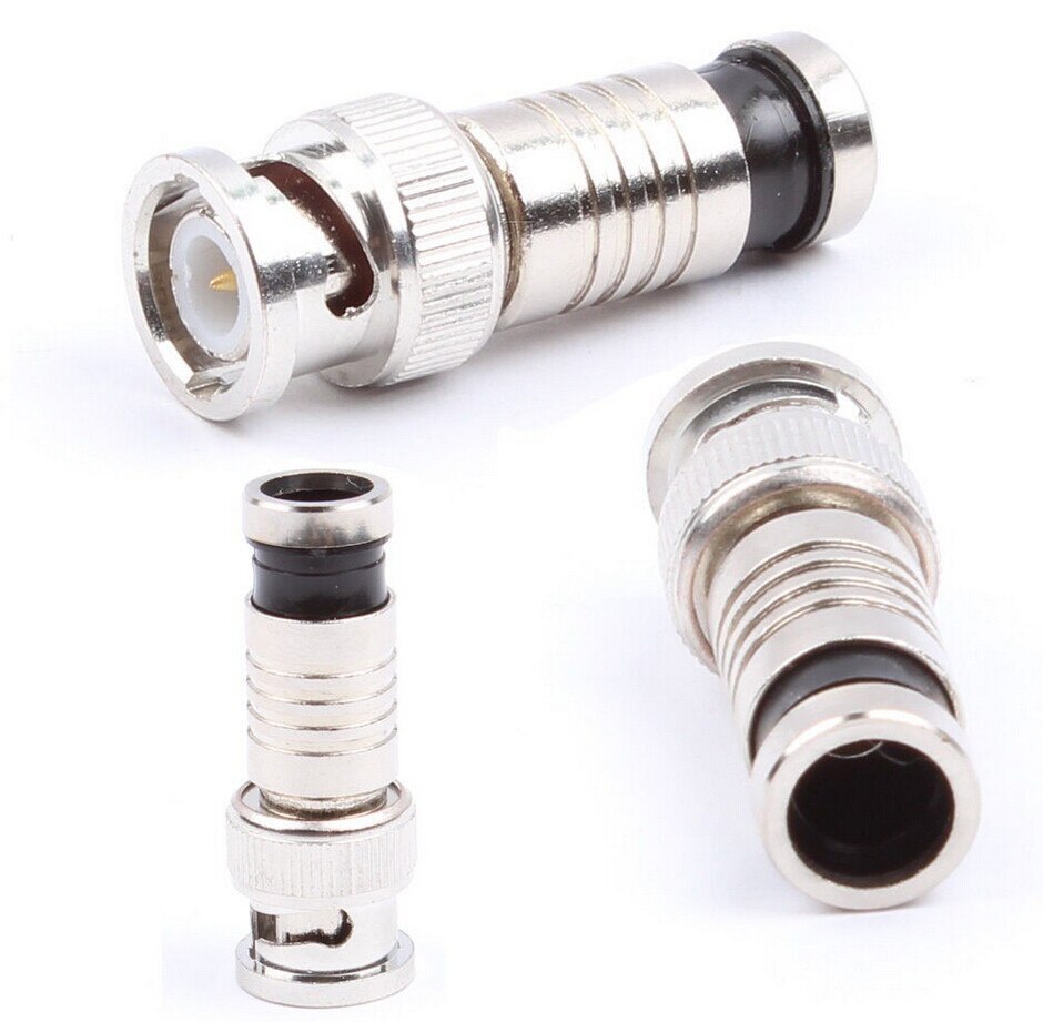,5Pcs/lot BNC Connector BNC To RG59 Male Comprassi... – Grandado