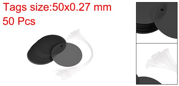 Uxcell Round Plastic Tags Tear Proof and Waterproo... – Grandado